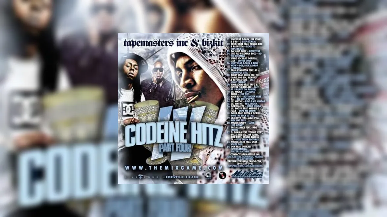 Codeine Hitz, Part 4 Mixtape Hosted by Tapemasters Inc., Its Bizkit