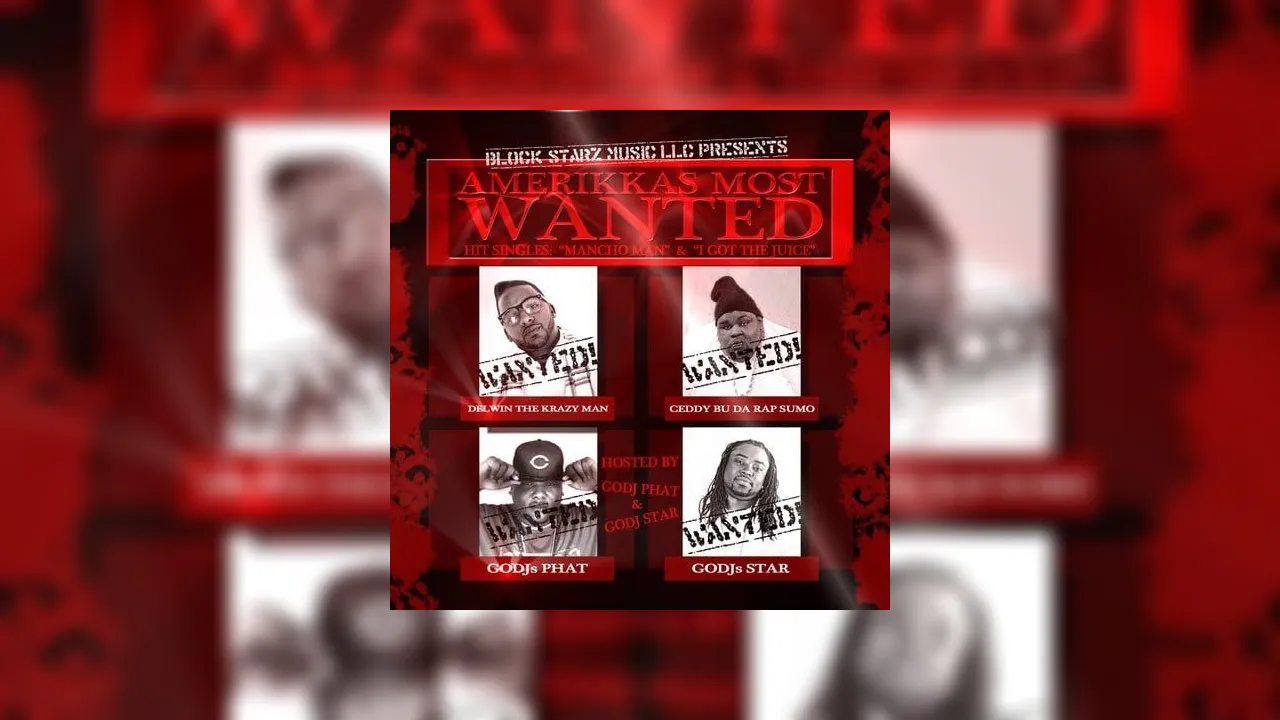 Delwin The Krazyman & Ceddybu Da Rap Sumo - Amerikkas Most Wanted ...