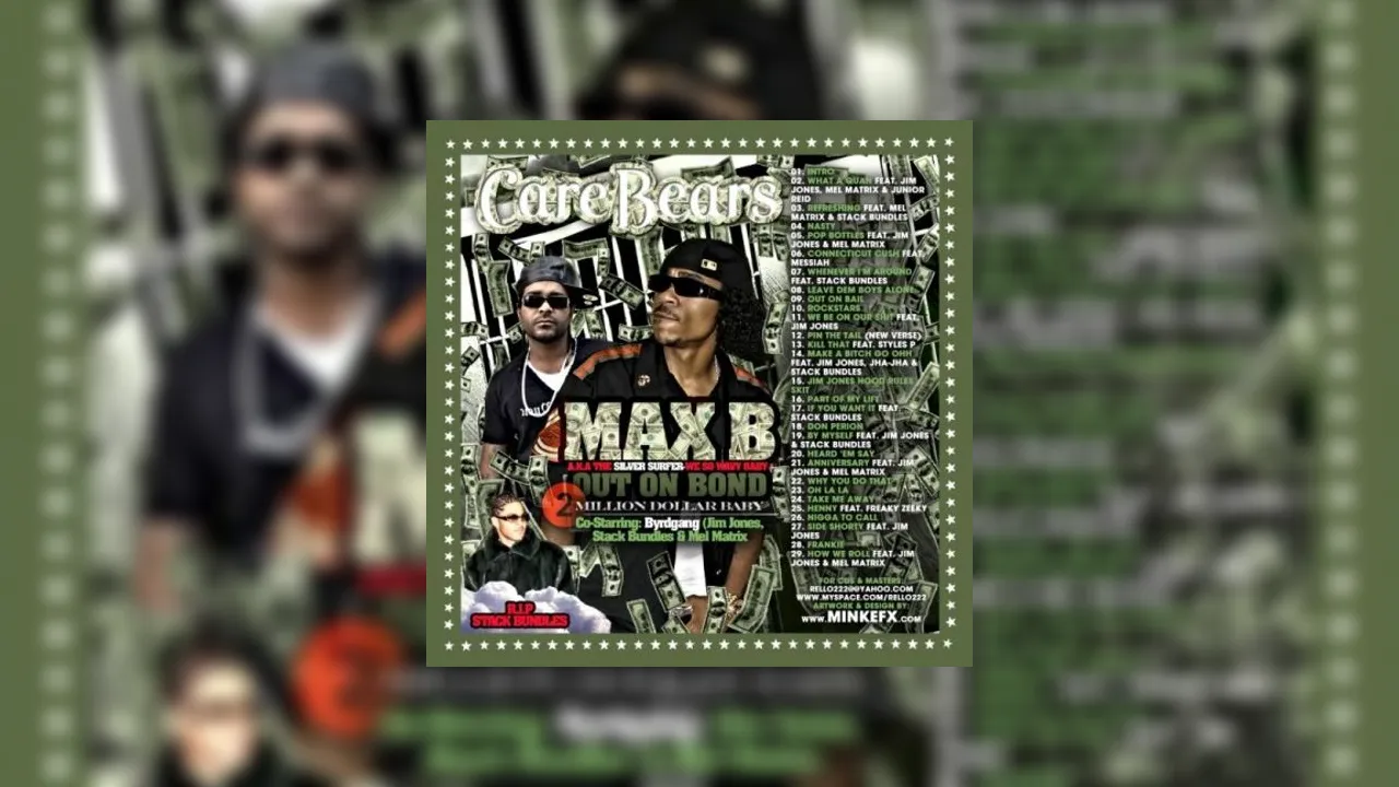 Max B - Out On Bond (2 Million Dollar Baby) Mixtape Hosted by Carebears