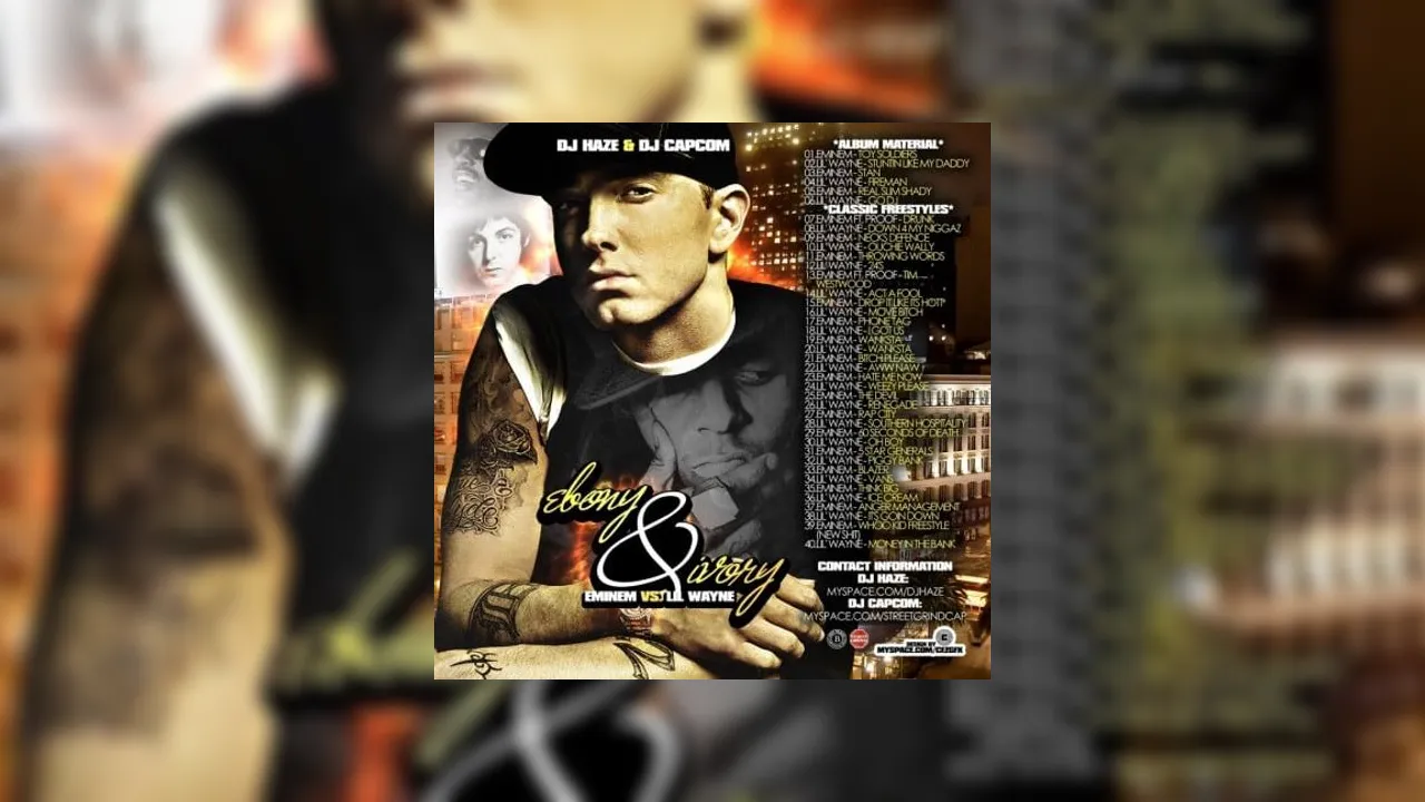 Eminem Vs. Lil Wayne - Ebony & Ivory Mixtape Hosted by Infamous Haze ...