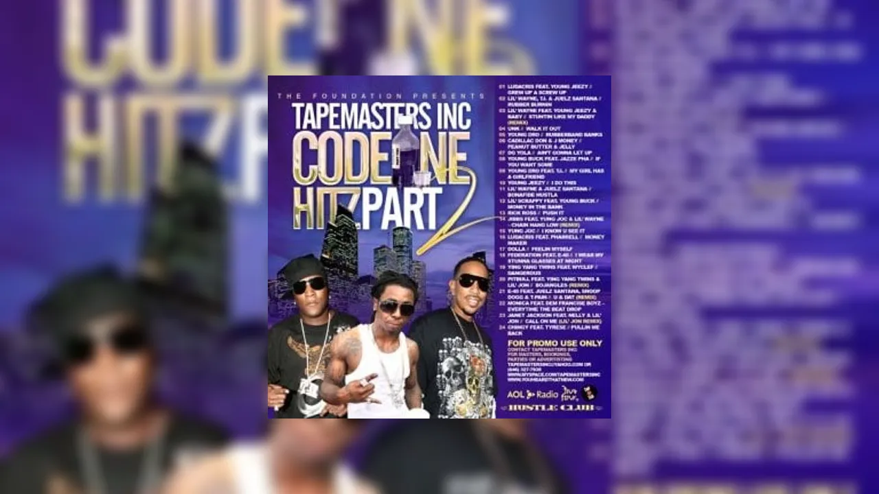 Codeine Hitz, Pt. 2 Mixtape Hosted by Tapemasters Inc.
