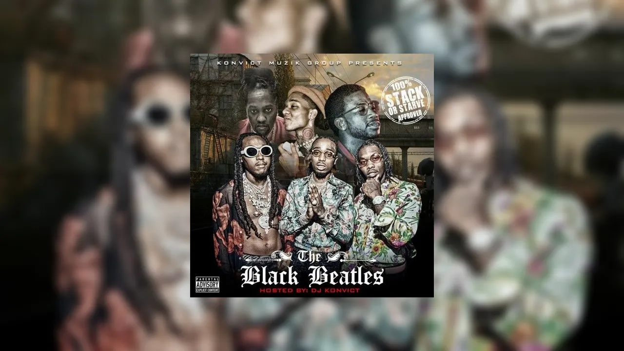 The Black Beatles Mixtape Hosted by Stack Or Starve, DJ Konvict