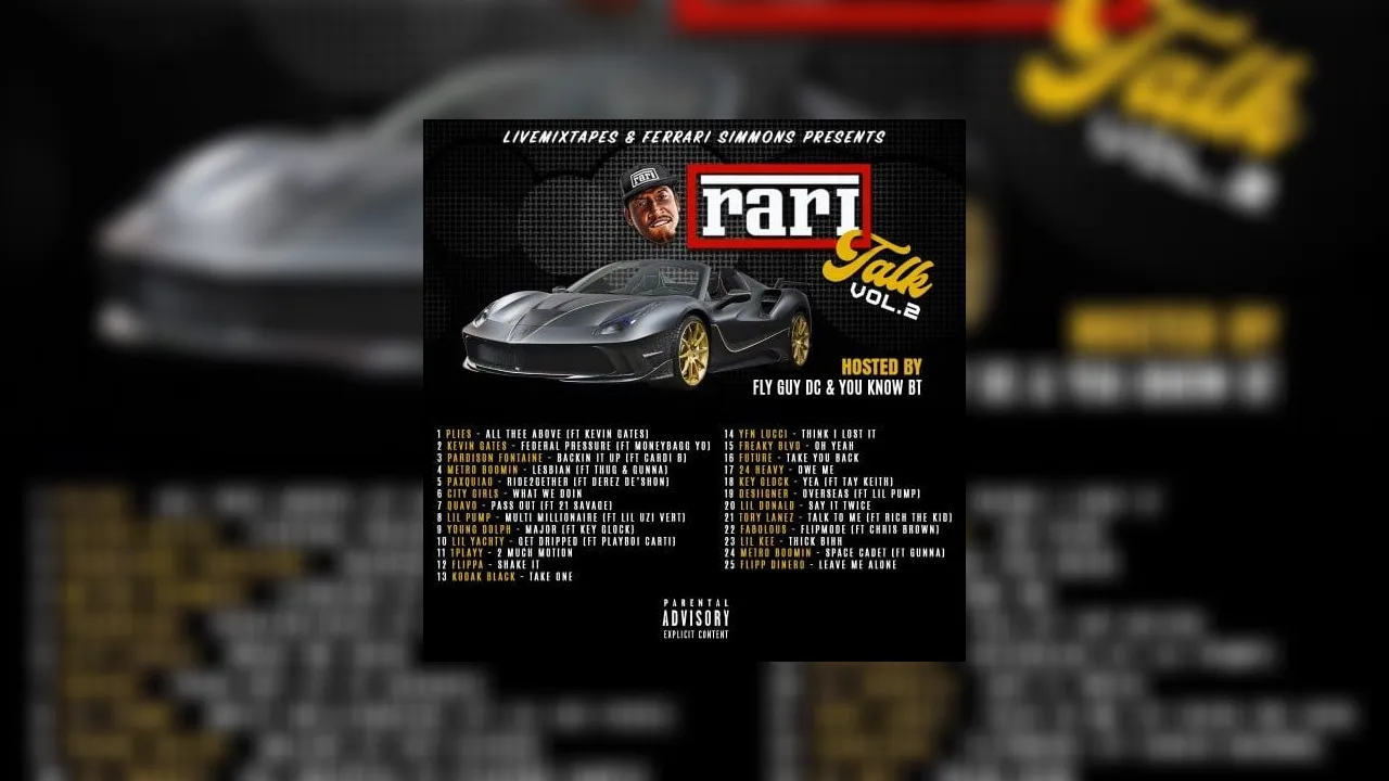 Rari Talk 2 Mixtape Hosted by Ferrari Simmons