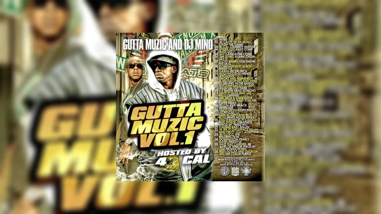 Gutta Muzic, Vol. 1 (Hosted by 40 Cal) Mixtape Hosted by DJ Mino